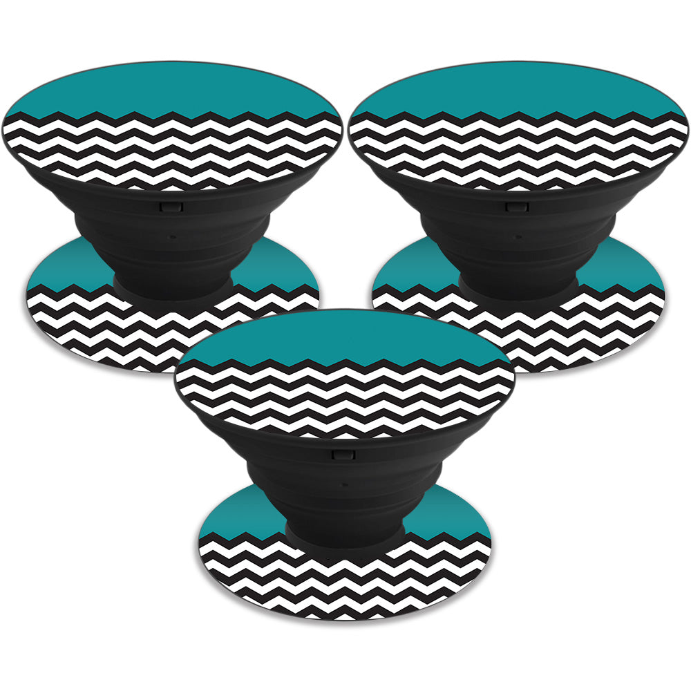 Teal Chevron Skin For PopSocket PopSocket — MightySkins