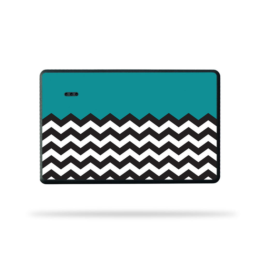 Teal Chevron Skin For Tile Slim (2020) — MightySkins