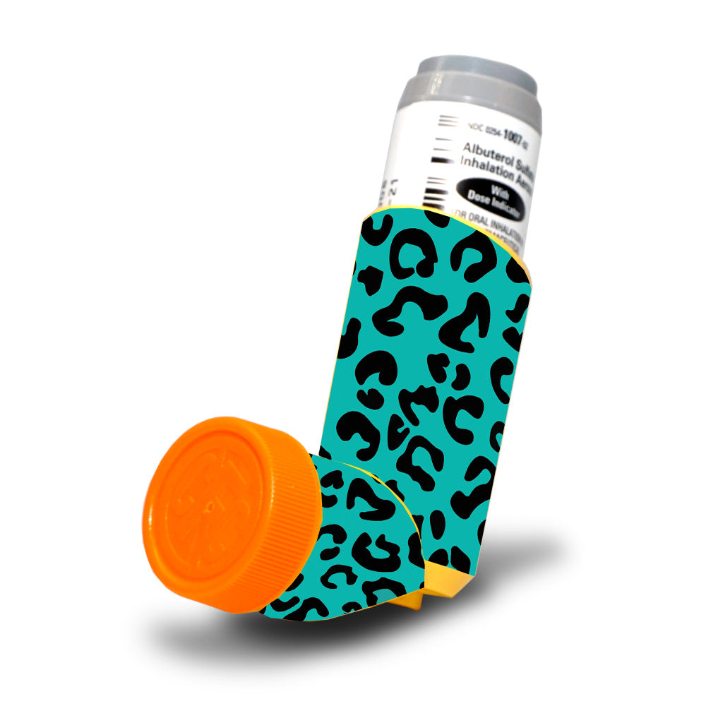 Teal Leopard Skin For Proventil HFA Asthma Inhaler — MightySkins