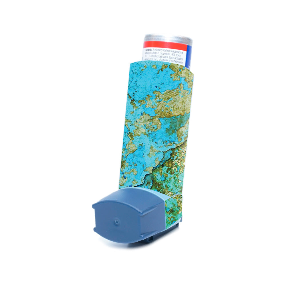 Teal Marble Skin For Ventolin HFA Asthma Inhaler — MightySkins