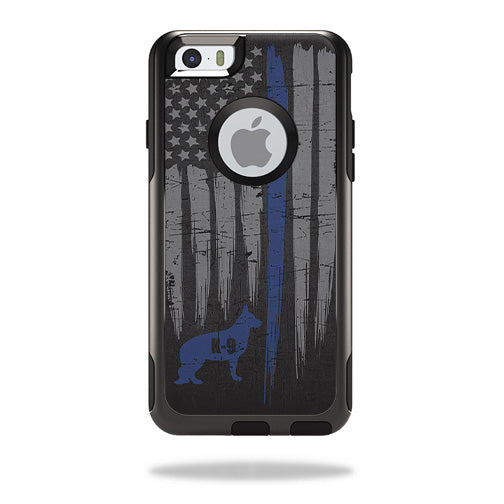 Thin Blue Line K9 Skin For OtterBox Commuter iPhone 6/6S — MightySkins