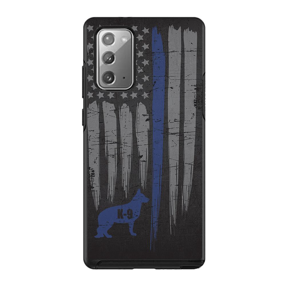 Thin Blue Line K9 Skin For OtterBox Symmetry for Galaxy Note20 5G ...