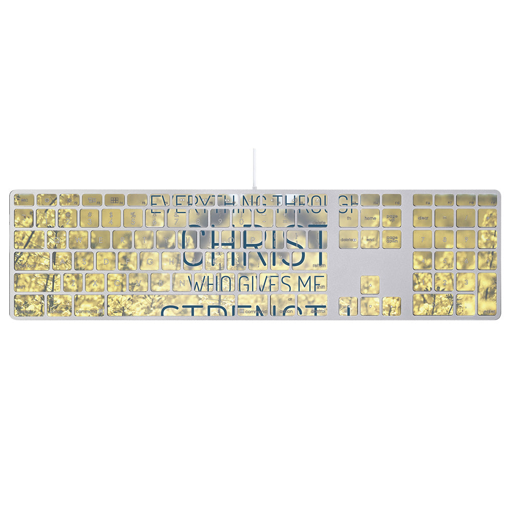 Through Christ Skin For Apple Keyboard with Keypad MB110LL/B — MightySkins