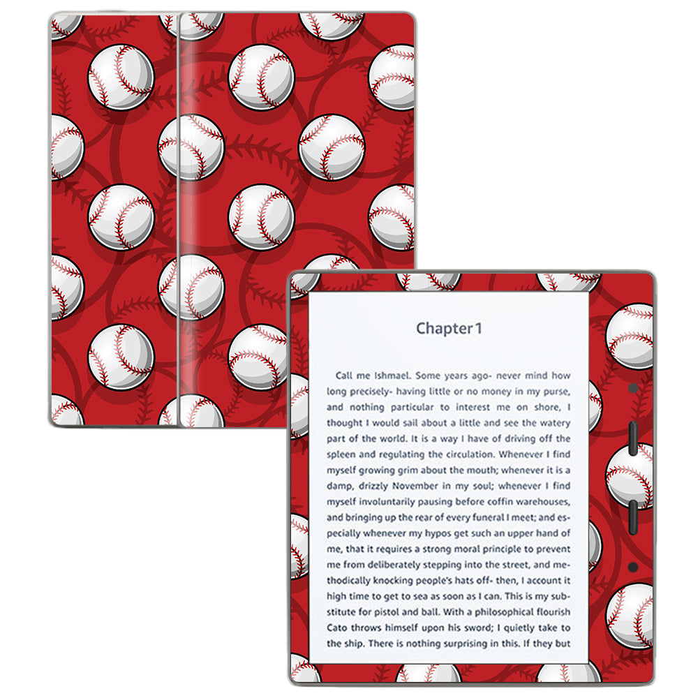 Tiled Baseball Skin For Amazon Kindle Oasis 7" (9th Gen) — MightySkins