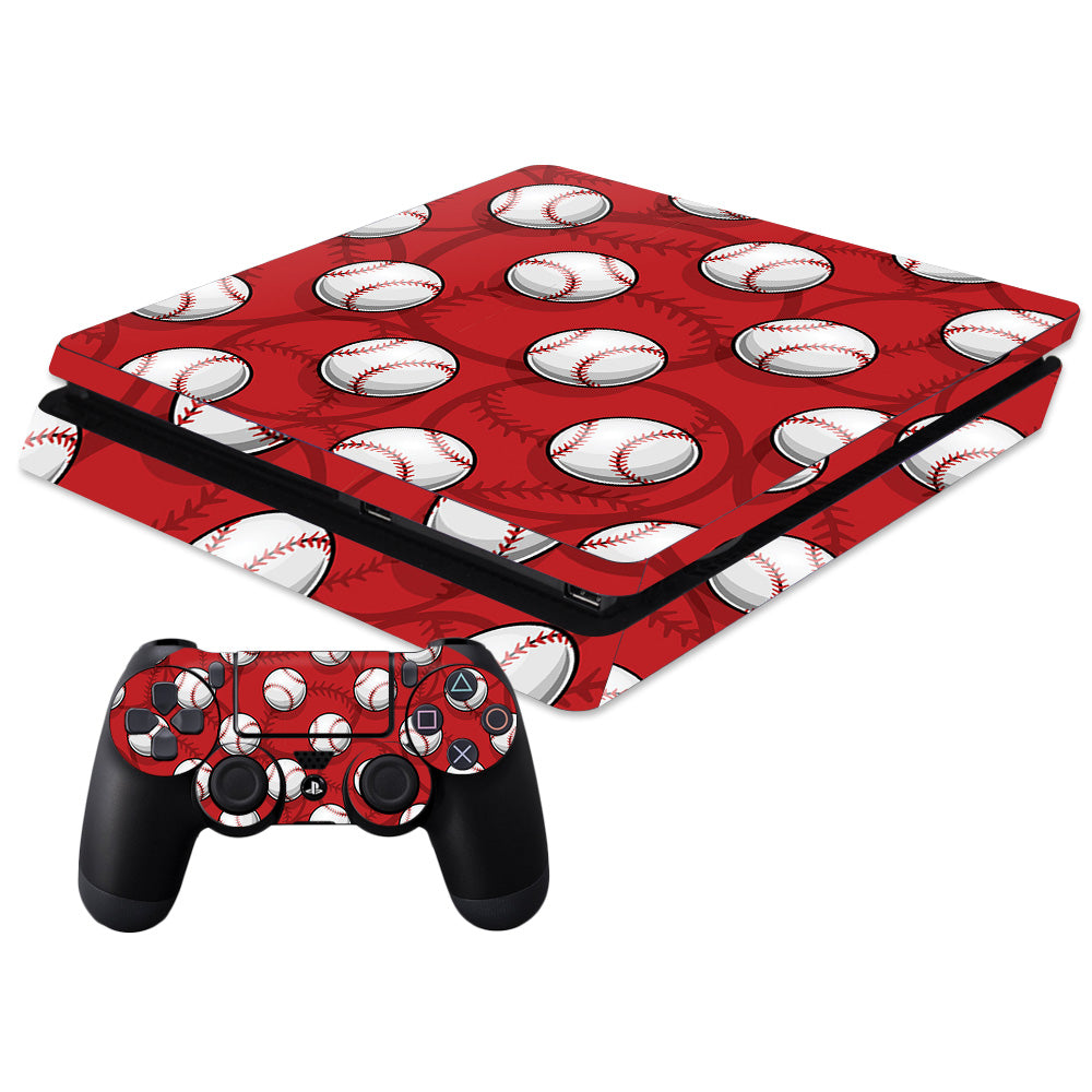 Tiled Baseball Skin For Sony PS4 Slim & Controller Combo — MightySkins