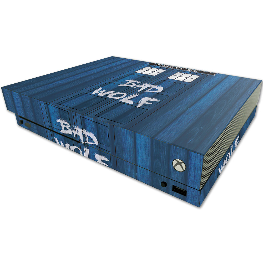 Time Lord Box Skin For Microsoft One X Console Only — MightySkins