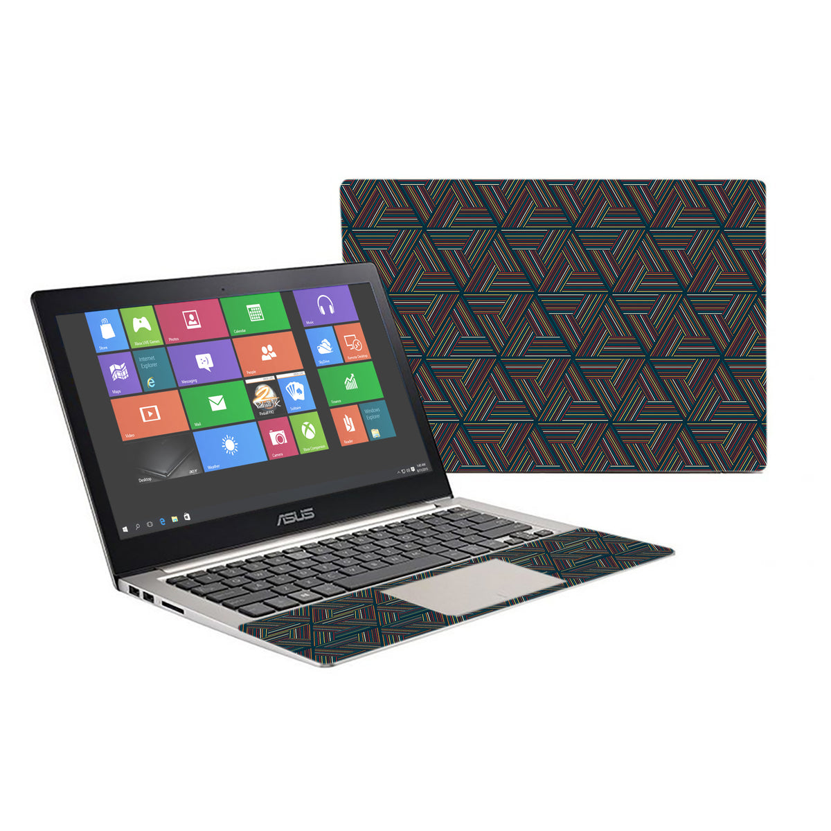 Triangle Stripes Skin For Zenbook 13.3" — MightySkins