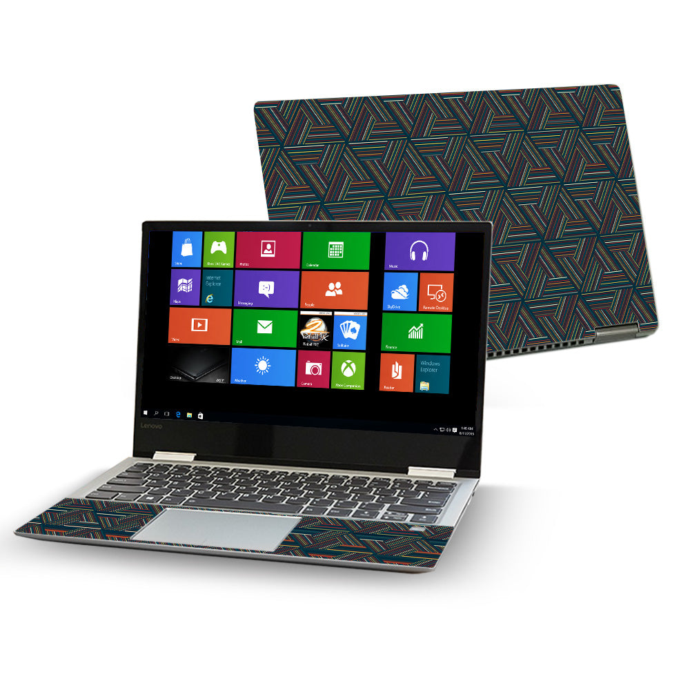 Triangle Stripes Skin For Yoga 720 13" (2017) — MightySkins