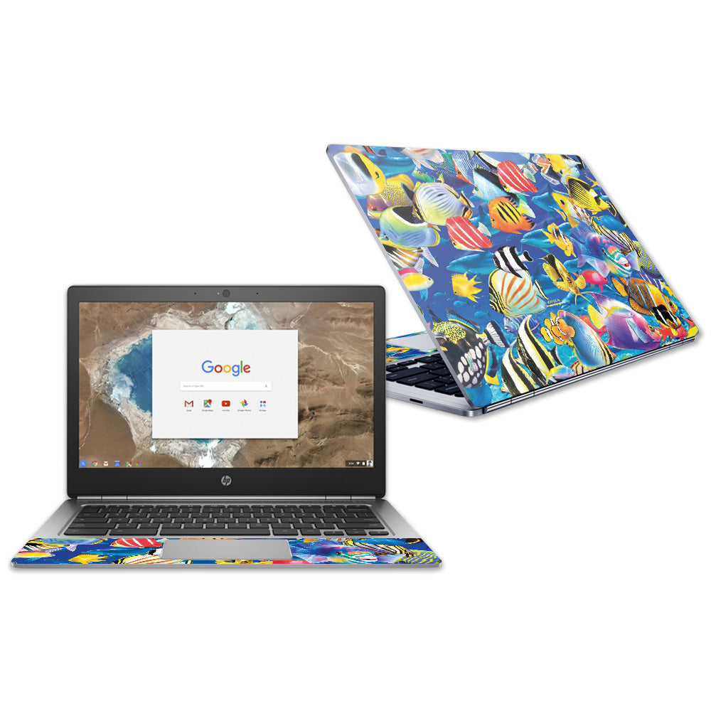 Tropical Fish Skin For Chromebook G1 13.3" (2018) — MightySkins