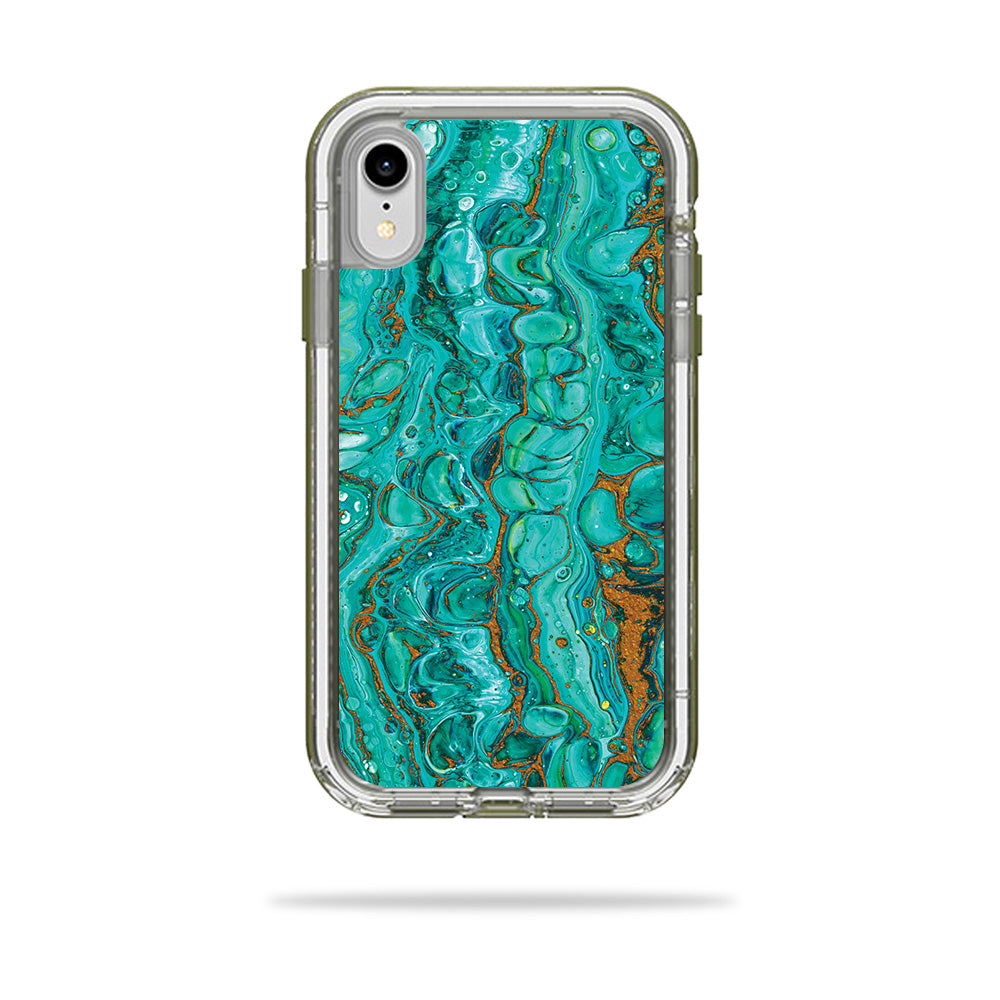 Turquoise Ripple Skin For LifeProof NEXT iPhone XR — MightySkins