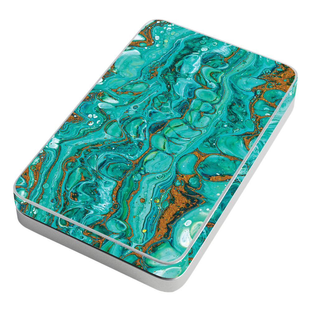 Turquoise Ripple Skin For Lifeprint 3x4.5 Hyperphoto Printer — MightySkins