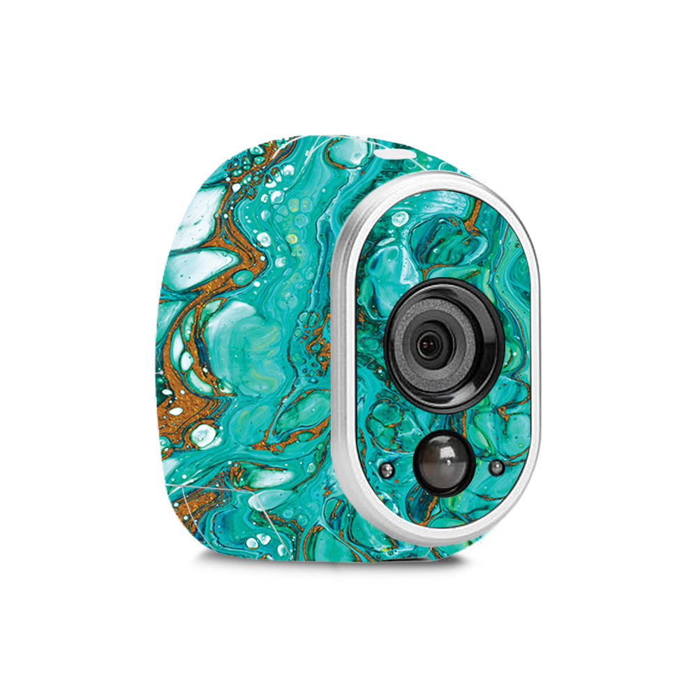Turquoise Ripple Skin For Netgear Arlo — MightySkins