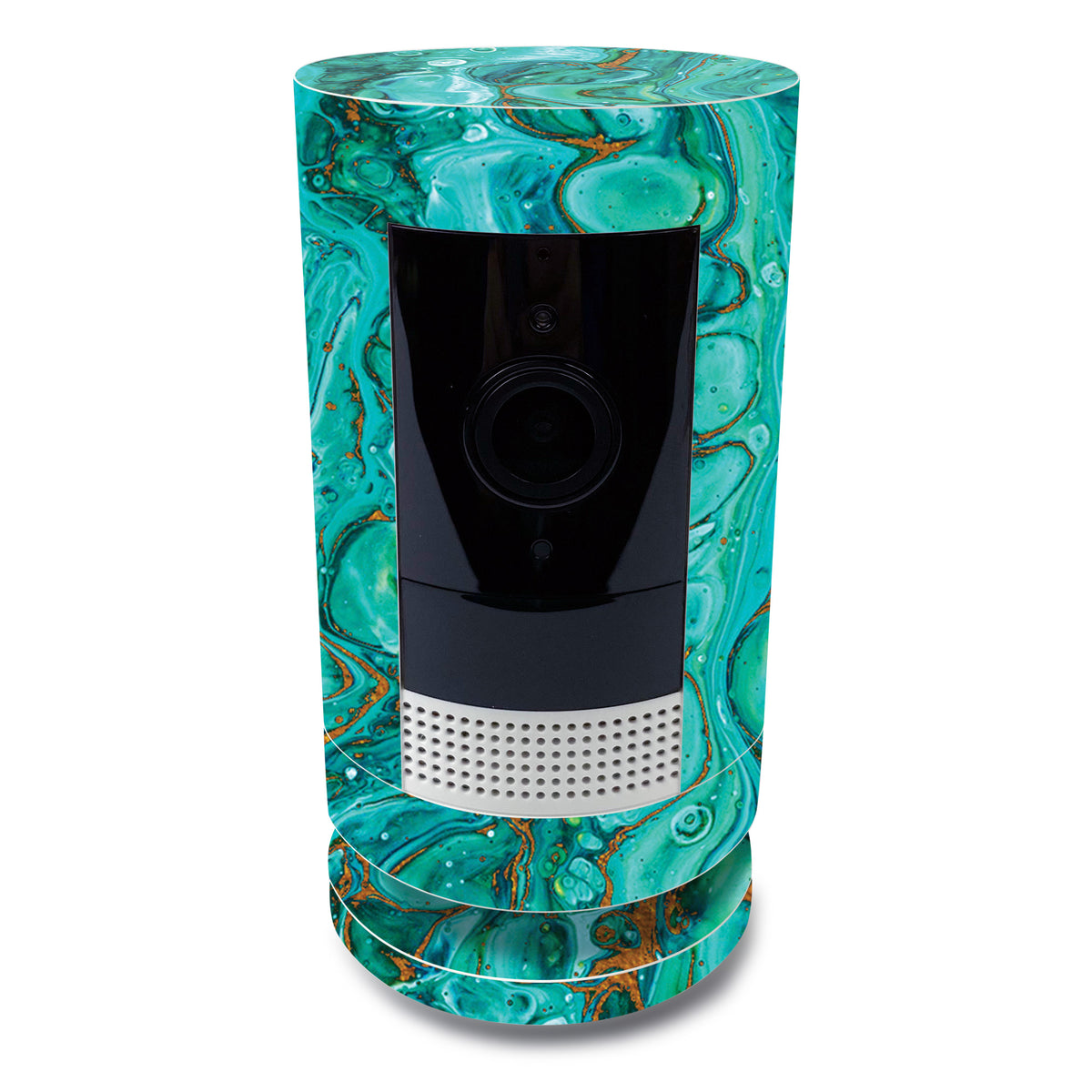Turquoise Ripple Skin For Ring Stick Up Cam Battery — MightySkins