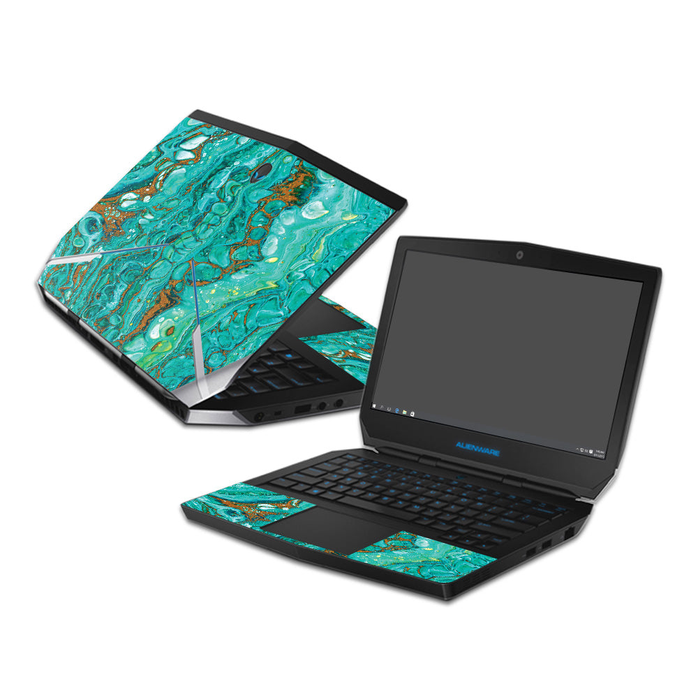 Turquoise Ripple Skin For 13" (2015) — MightySkins