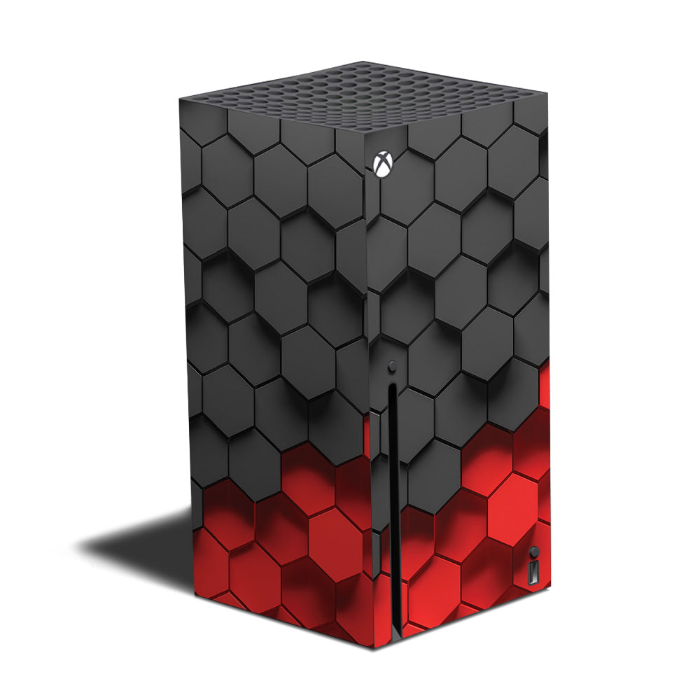 Two-Tone Hex Skin For Microsoft XBOX Series X — MightySkins