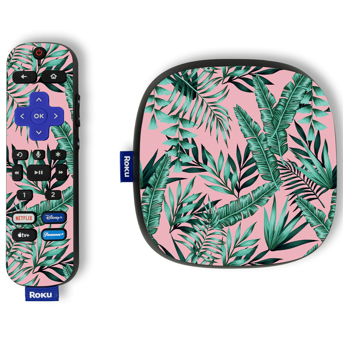Two Tone Tropical Skin For Roku Ultra Model 4802 (2022) — MightySkins