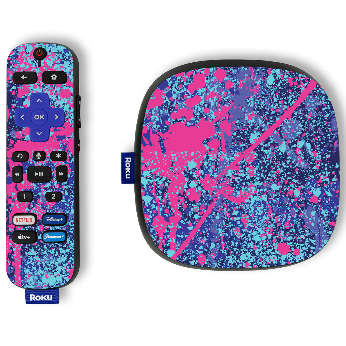 Vibrant Splatter Skin For Roku Ultra Model 4802 (2022) — MightySkins