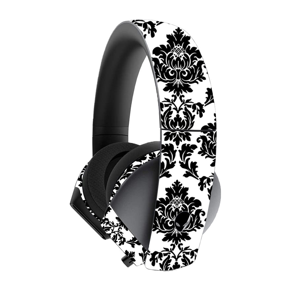 Vintage Damask Skin For Alienware 7.1 Gaming Headset — MightySkins