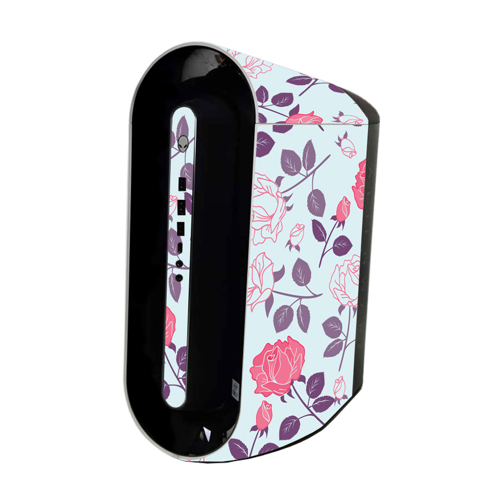 Vintage Floral Skin For Alienware Aurora R11 Gaming Desktop — MightySkins