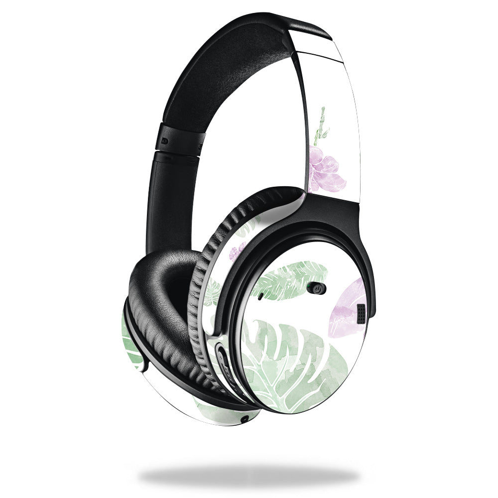 Water Color Flowers Skin For Bose QuietComfort 35 Headphones — MightySkins