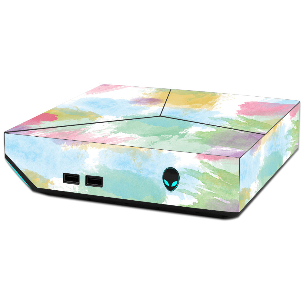 Watercolor White Skin For Alienware Steam Machine — MightySkins