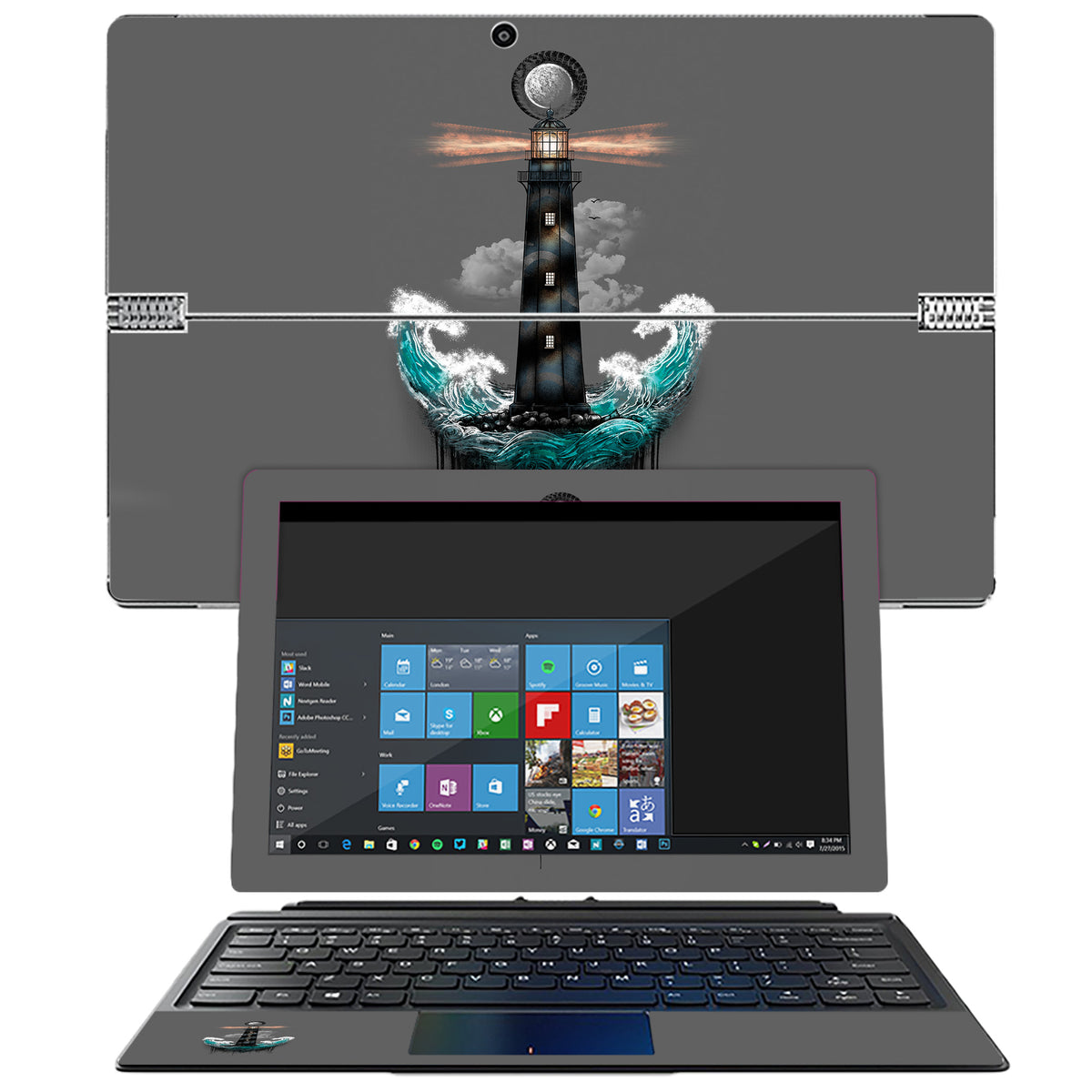 Wave Anchor Skin For MIIX 510 12.2" — MightySkins