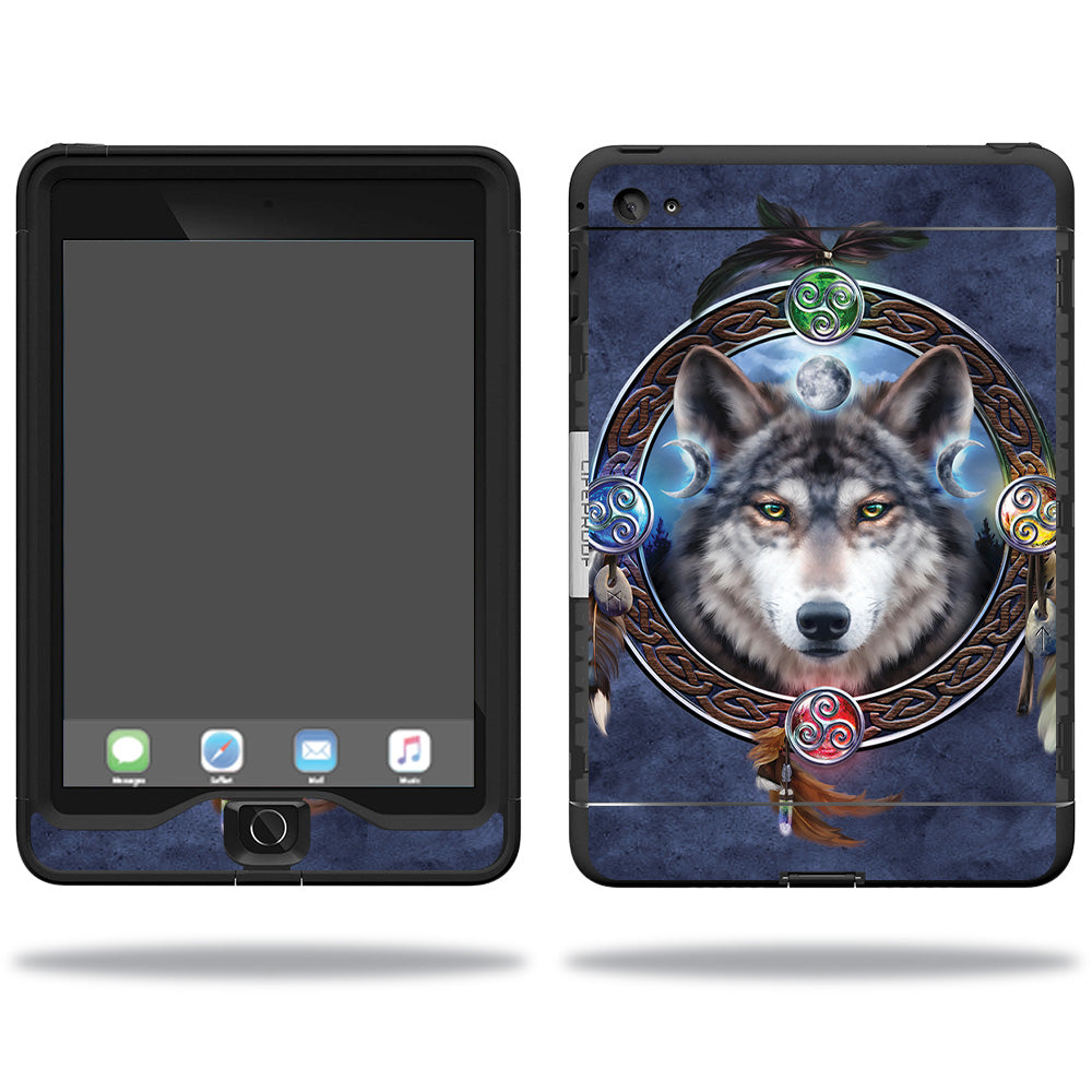 Wolf Dreamcatcher Skin For Lifeproof iPad Mini 4 Case nuud — MightySkins