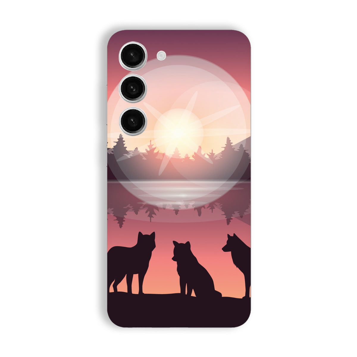 Wolf Silhouette Skin For Samsung Galaxy S23 — MightySkins