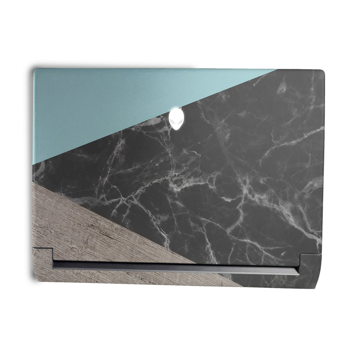 Wood And Marble Skin For Alienware M15 R7 (2022) Laptop — MightySkins