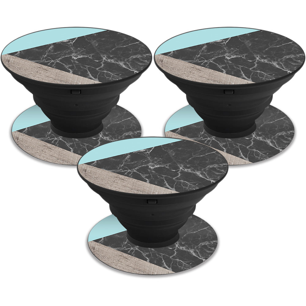 Wood And Marble Skin For PopSocket PopSocket — MightySkins