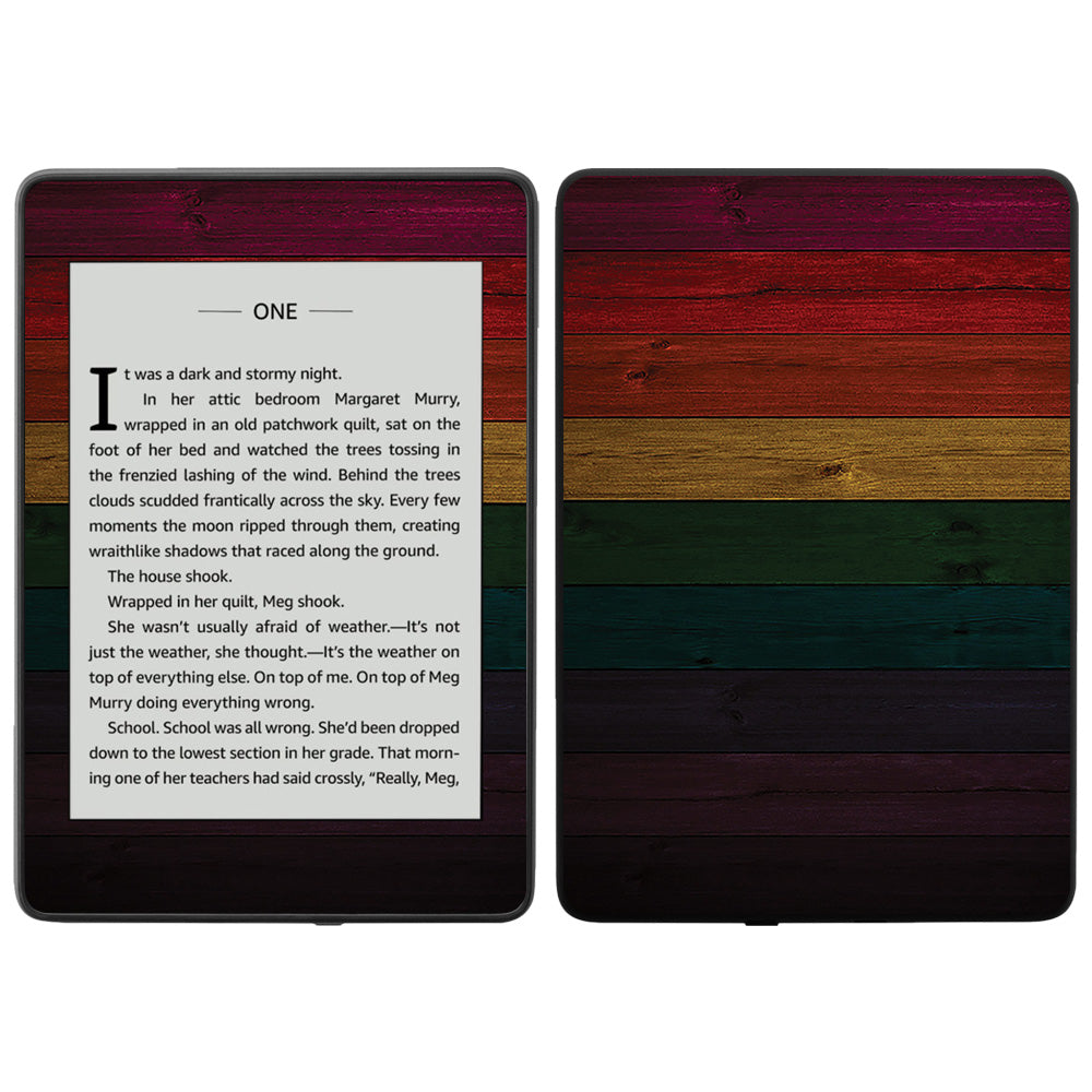 Wood Style Skin For Amazon Kindle Paperwhite 2018 waterproof model ...