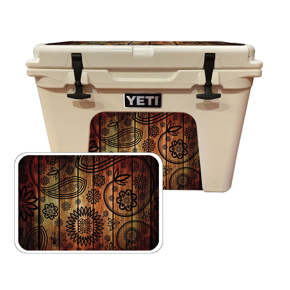 Wooden Floral Skin For Yeti 50 qt Cooler — MightySkins