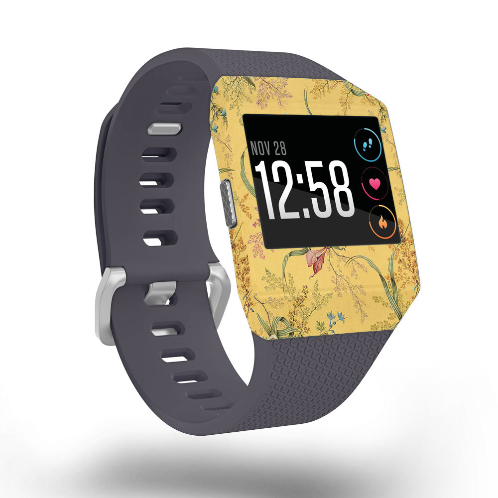 Yellow Marble End Skin For Fitbit Ionic — MightySkins