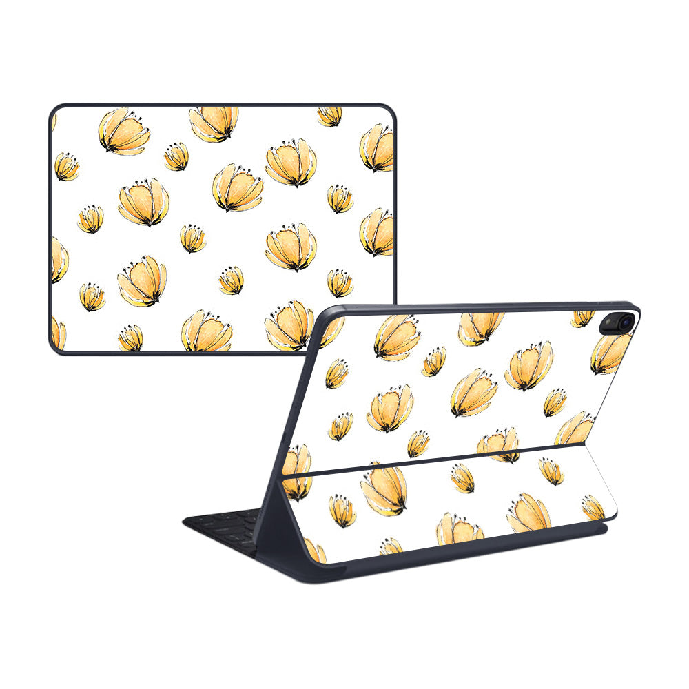 Yellow Poppy Skin For Apple iPad Pro Smart Keyboard 11" (2018 ...
