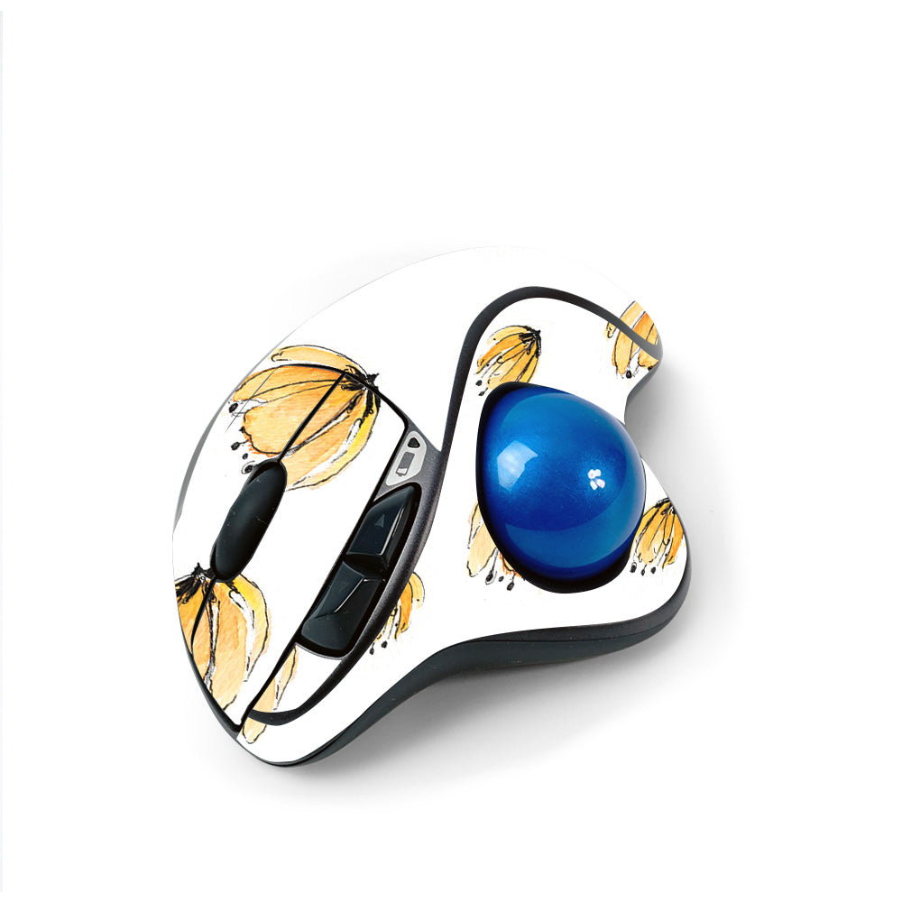 Yellow Poppy Skin For Logitech M570 Wireless Trackball Mouse — MightySkins