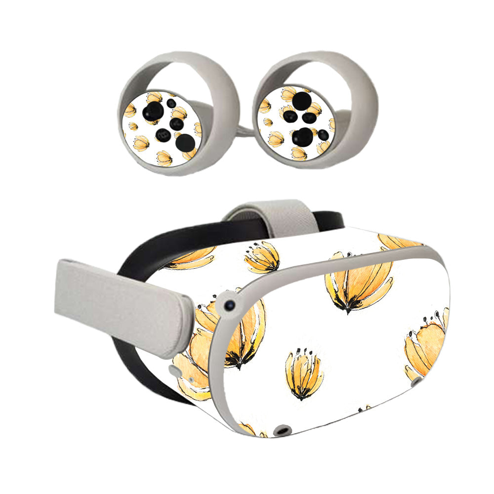 Yellow Poppy Skin For Oculus Quest 2 — MightySkins