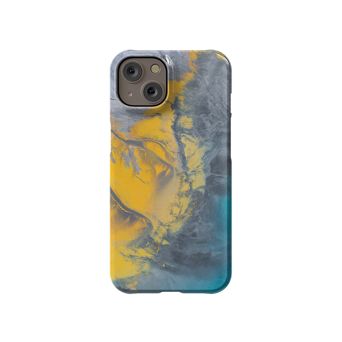 Yellow Spill Case for iPhone 14 — MightySkins