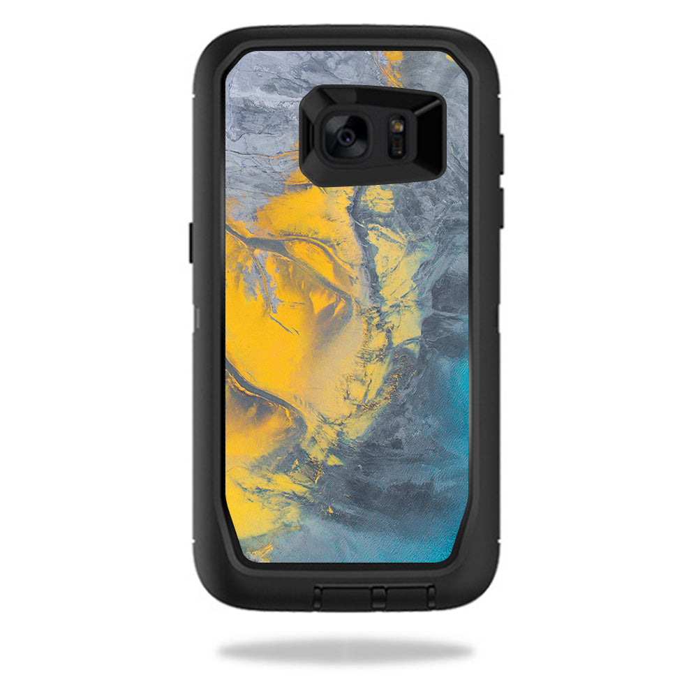 Yellow Spill Skin For OtterBox Defender Galaxy S7 Edge Case — MightySkins