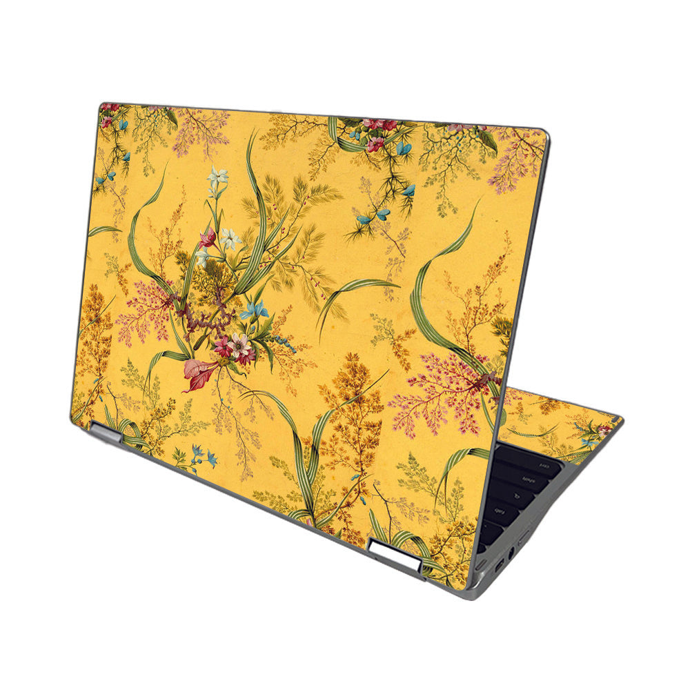 Yellow Marble End Skin For Acer Chromebook CP311 (2021) — MightySkins