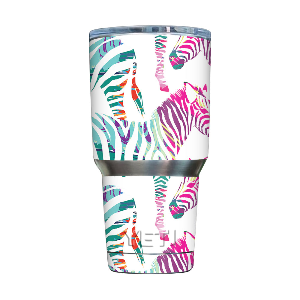 Zebra Mosaic Skin For YETI 30 OZ Tumbler — MightySkins